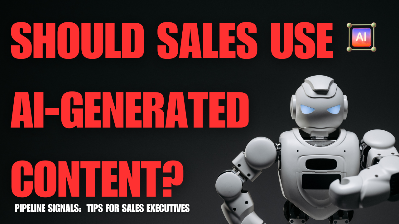 Why writing with AI in sales is confusing and (potentially) not worth ...