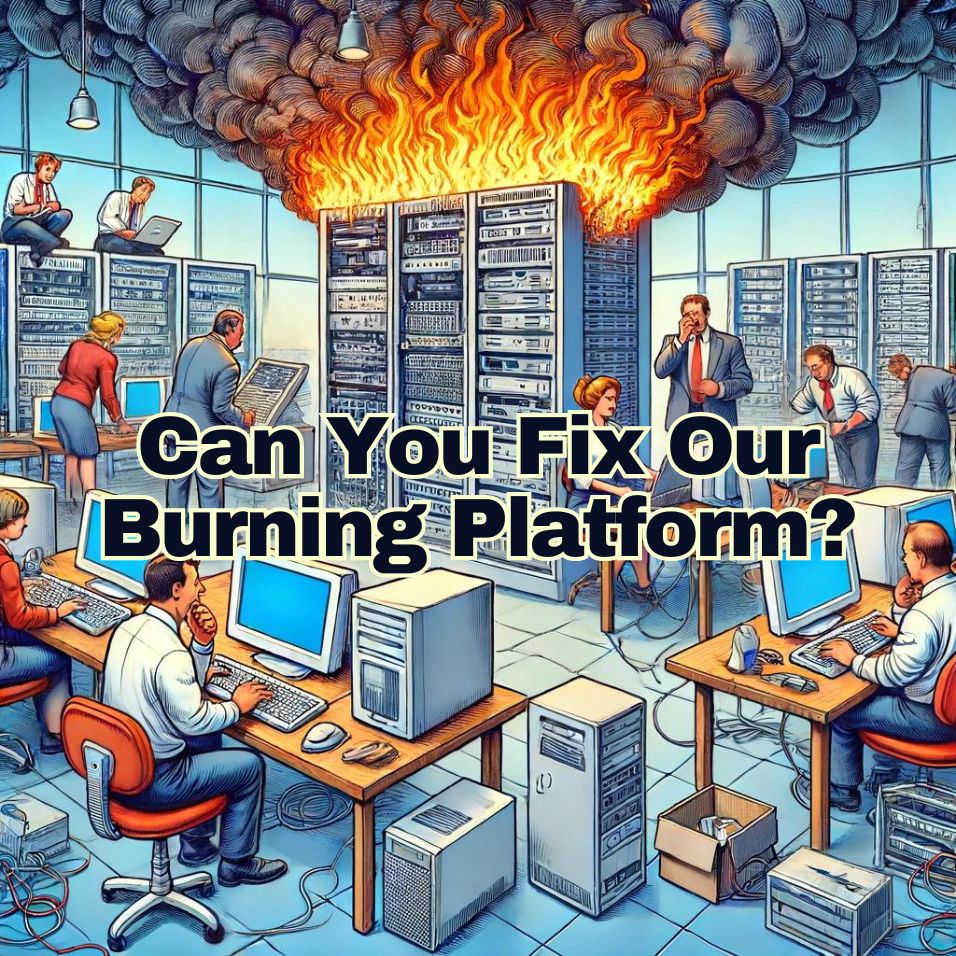 Can You Fix Our Burning Platform? 3 Critical Reasons Traditional ...