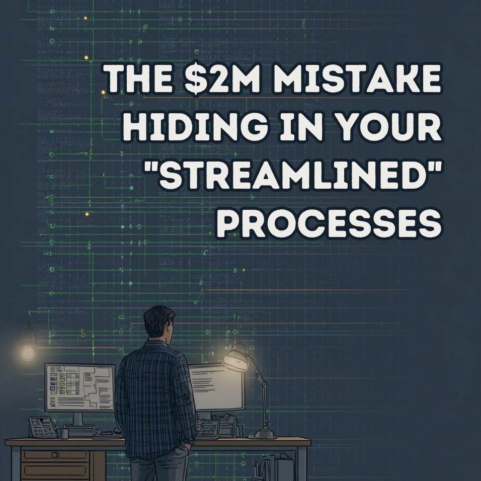 The $2M Mistake Hiding in Your "Streamlined" Processes