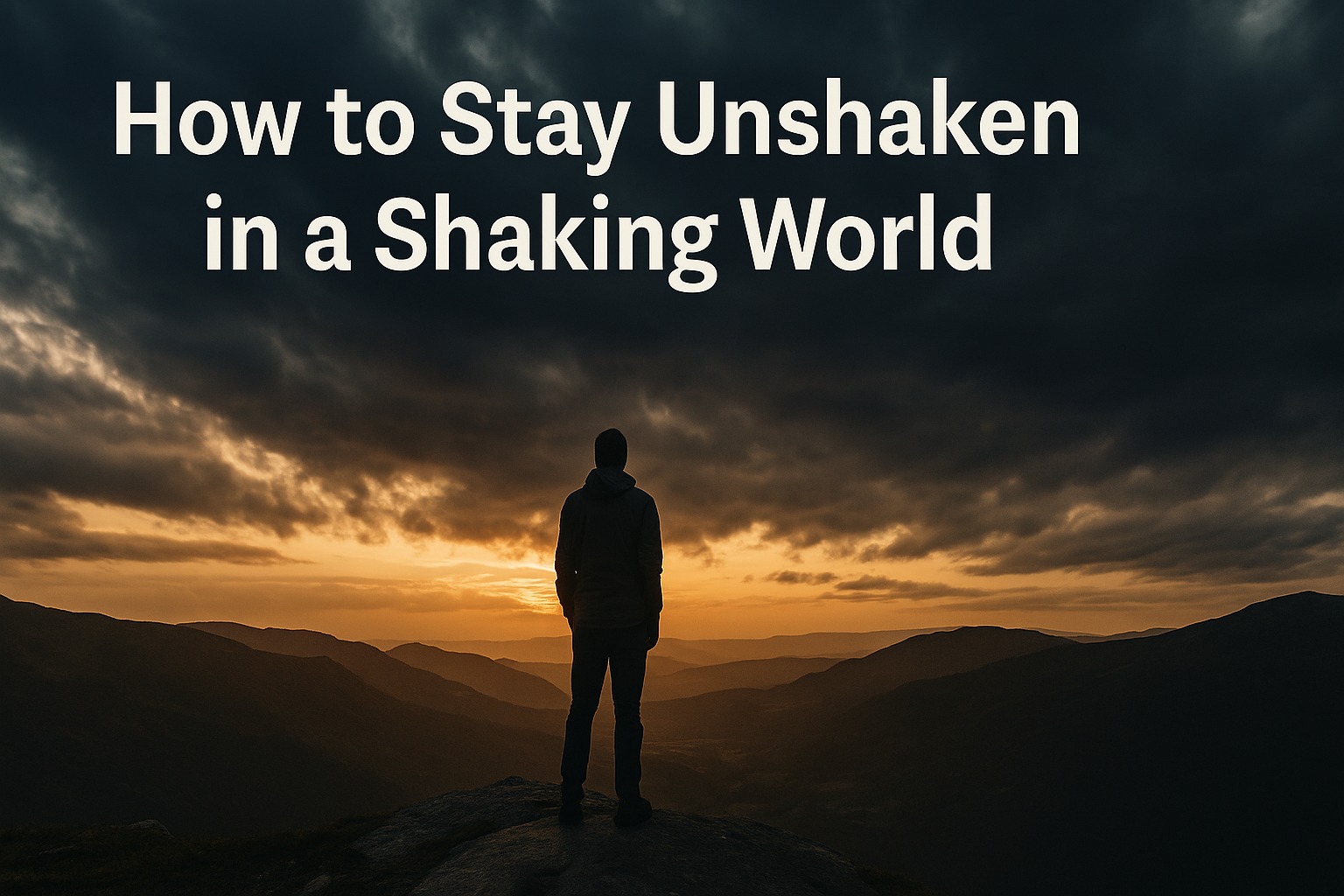 Anchored: How to Stay Unshaken in a Shaking World